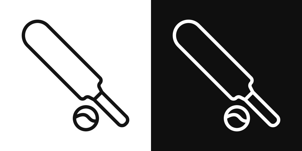 Cricket icon Royalty Free Vector Image - VectorStock