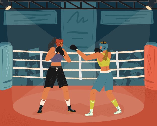 Boxing Arena Cartoon Vector Images (over 450)