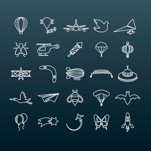 Flying Bird Outline Vector Images (over 22,000)