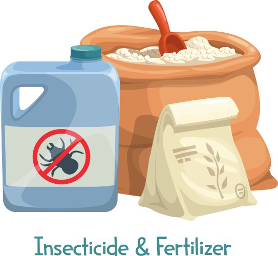 Cartoon fertilizer Royalty Free Vector Image - VectorStock