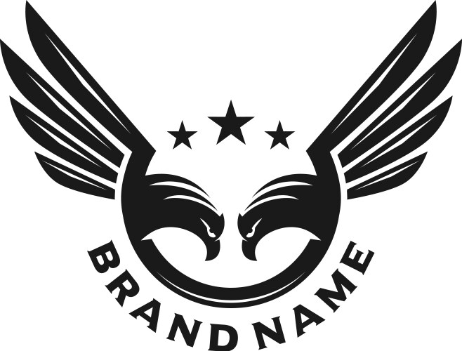 Two Eagles Vector Images (over 1,000)