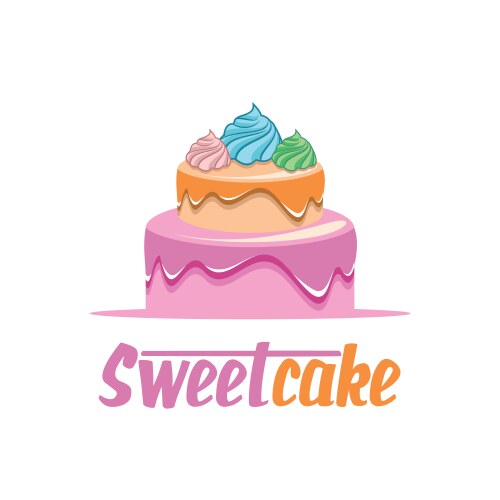 Three pieces of indonesian layer cake kek lapis Vector Image