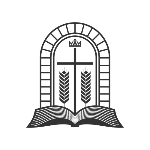 Holy bible symbol worship church psalm icon Vector Image