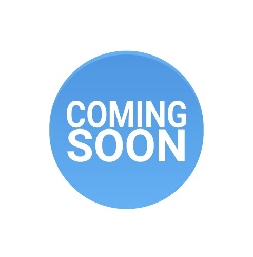 Coming soon orange sign on black grunge stain Vector Image