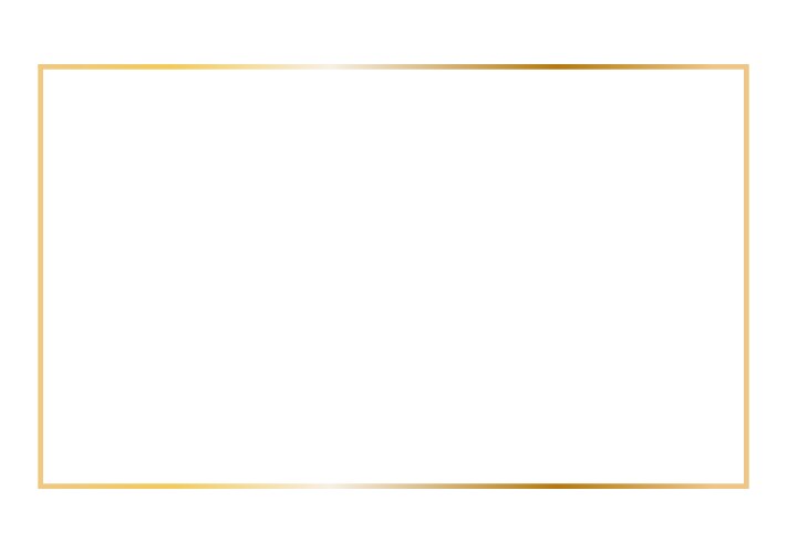 White thin rectangular frame with shadow Vector Image