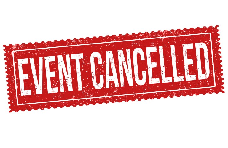 Cancelled sign or stamp Royalty Free Vector Image