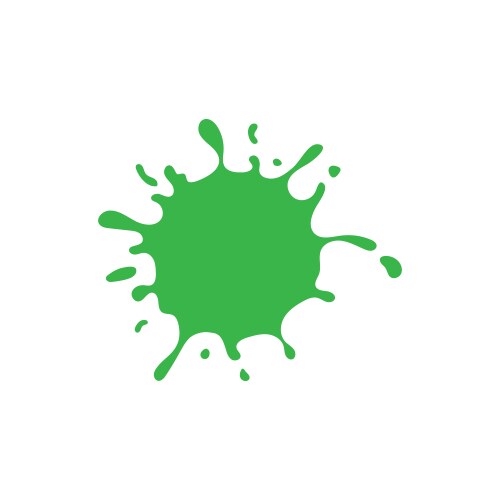 Green slime realistic goo splashes and mucus Vector Image