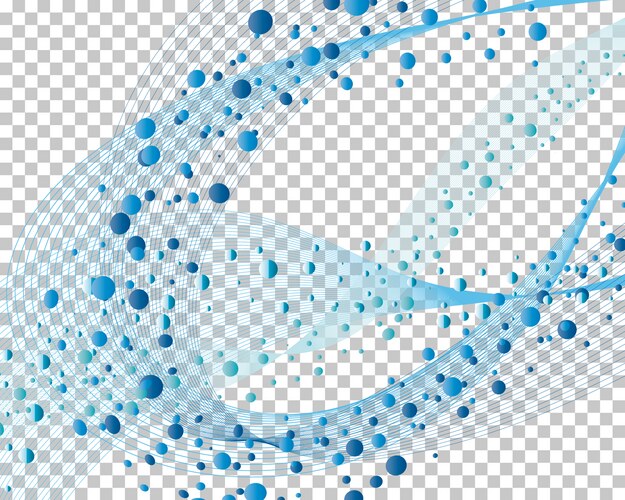 Water drops isolated on transparent background Vector Image
