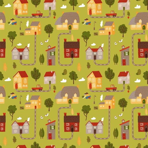 Kids Town Map Vector Images (over 400)