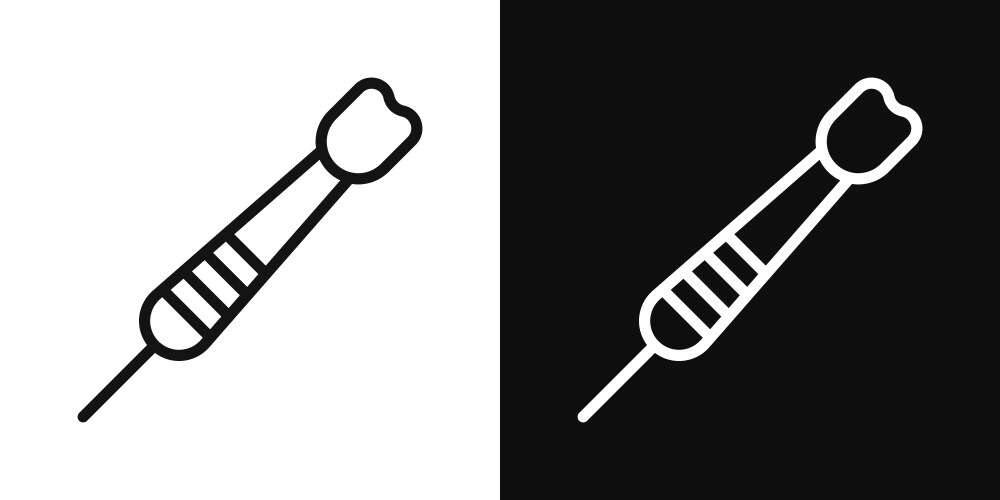 Dart icon Royalty Free Vector Image - VectorStock