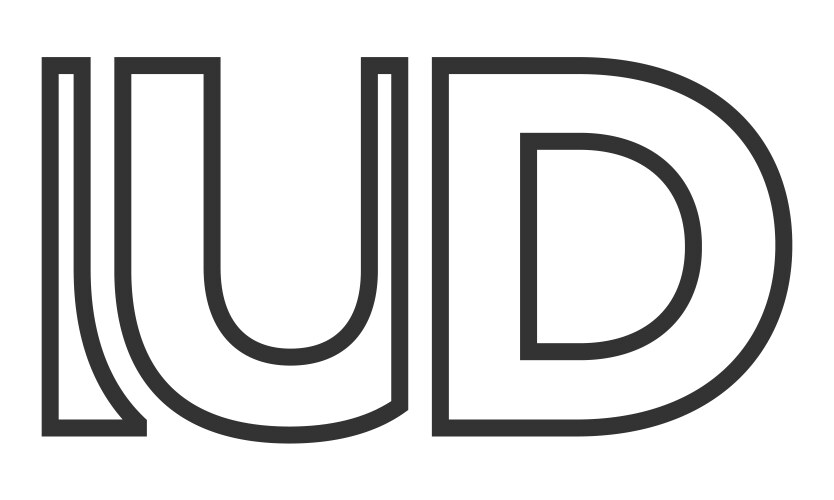 Ldu logo design template with strong and modern Vector Image