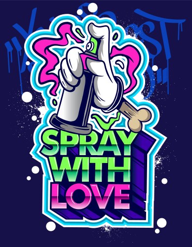 Graffiti character 1 Royalty Free Vector Image