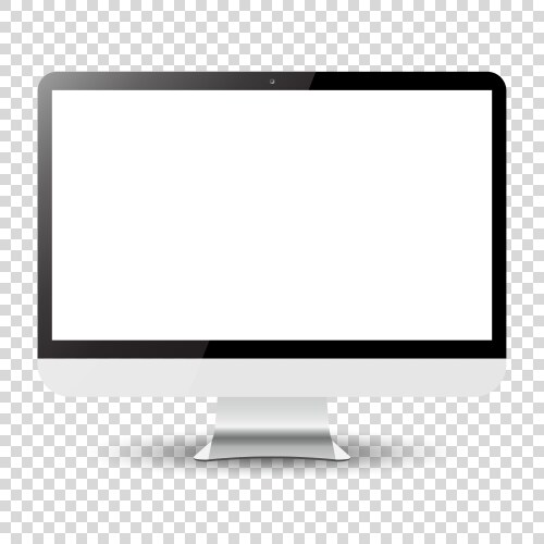 Computer Monitor Transparent Vector Images (over 6,200)