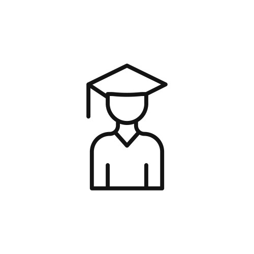 Graduation Outline Vector Images (over 27,000)