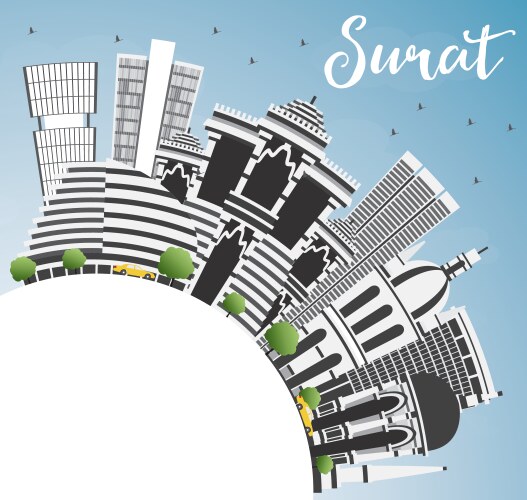 Surat Buildings Building Vector Images (42)