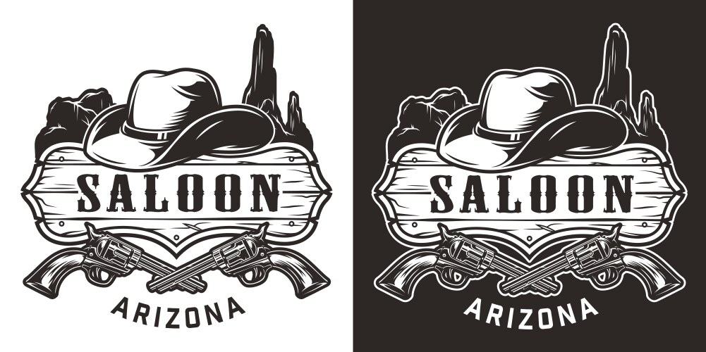 Wild west bartender Royalty Free Vector Image - VectorStock