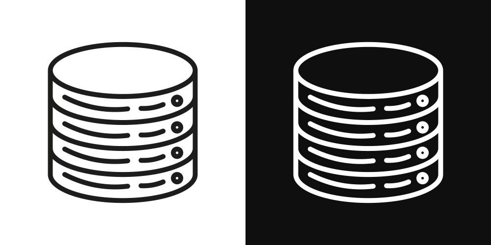 Database icon Royalty Free Vector Image - VectorStock