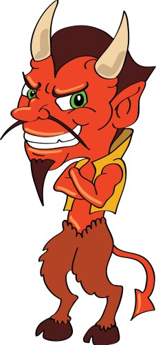 Cartoon devil Royalty Free Vector Image - VectorStock