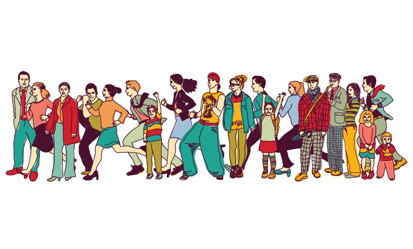 People Queue Vector Images (over 5,300)