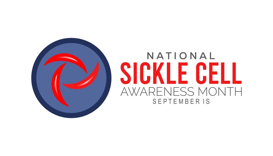 National sickle cell awareness month Royalty Free Vector