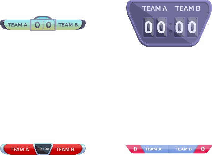 Baseball Scoreboard Cartoon Vector Images (63)