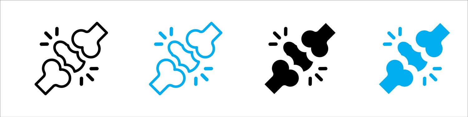 Medical herniated disc icon perfect Royalty Free Vector