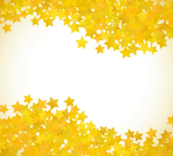 Abstract yellow star background Royalty Free Vector Image