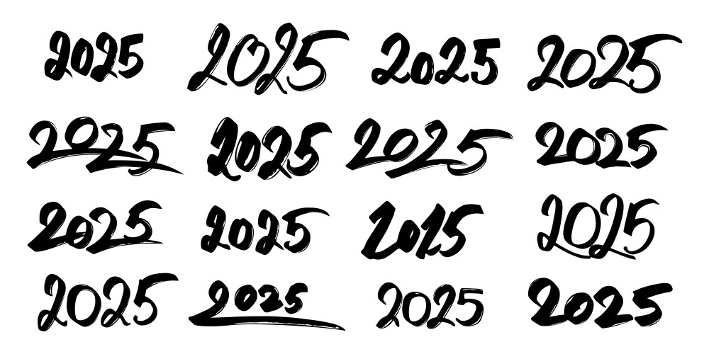 2025 Calendar Vector Images (over 7,900)