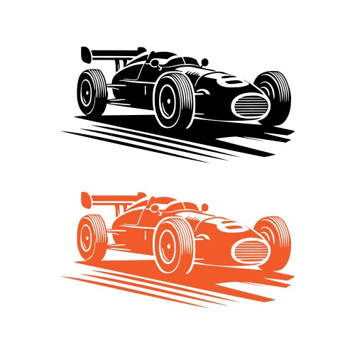 Sports car shape Royalty Free Vector Image - VectorStock
