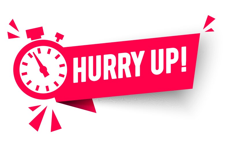 Hurry Up Vector Images (over 3,300)