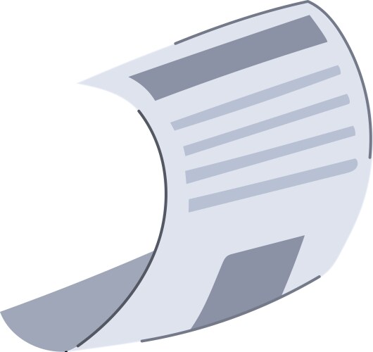 Receipt set cartoon Royalty Free Vector Image - VectorStock