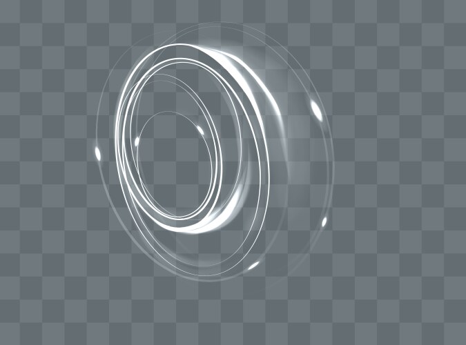 Light trail wave fire path trace line and effect Vector Image