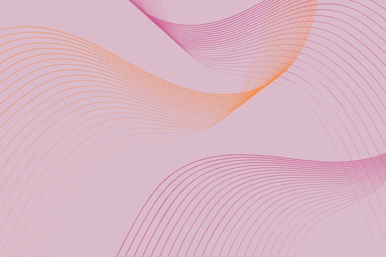 Pink background with wavy pattern Royalty Free Vector Image