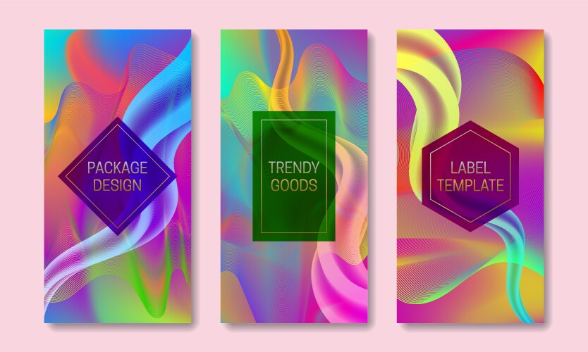 Vibrant collage of colorful rectangles Royalty Free Vector
