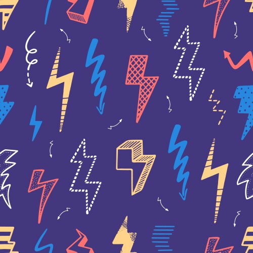 Lightning Pattern Vector Images (over 15,000)