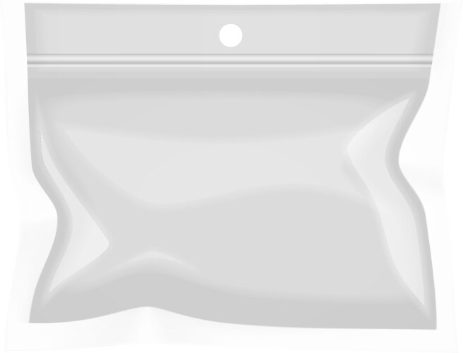 Realistic plastic packaging Royalty Free Vector Image