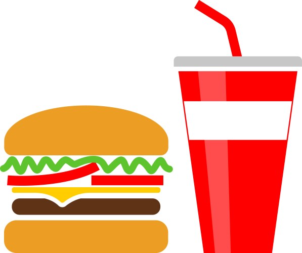 Simple classic hamburger icon Royalty Free Vector Image