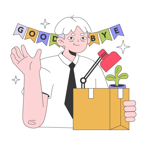 Senior life milestone getting old and maturing Vector Image