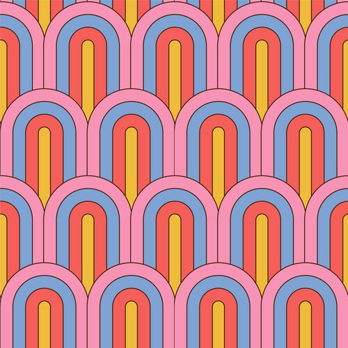 Waves seamless pattern Royalty Free Vector Image