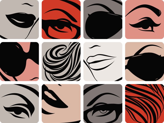 Female Face Vector Images (over 350,000)