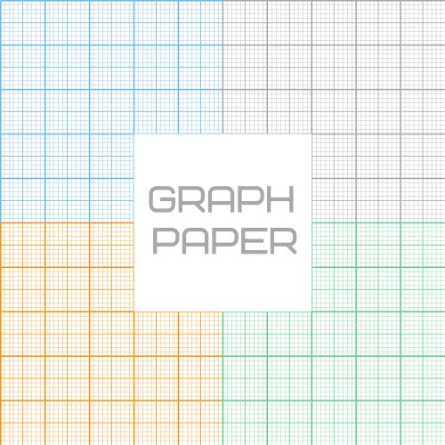 Graph paper printable millimeter grid Royalty Free Vector