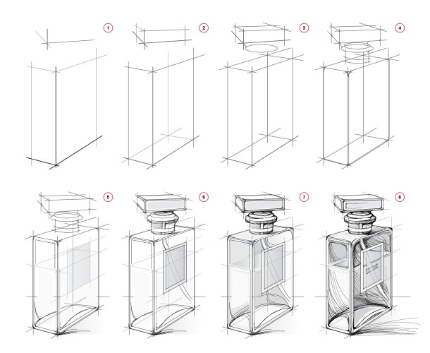 Page Shows How To Learn Draw From Life Sketch Vector Image