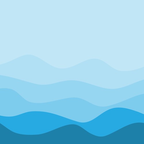 Water wave background design abstract blue ocean Vector Image