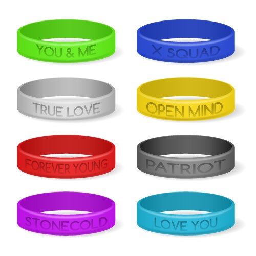 Silicone Bracelets Vector Images (over 250)