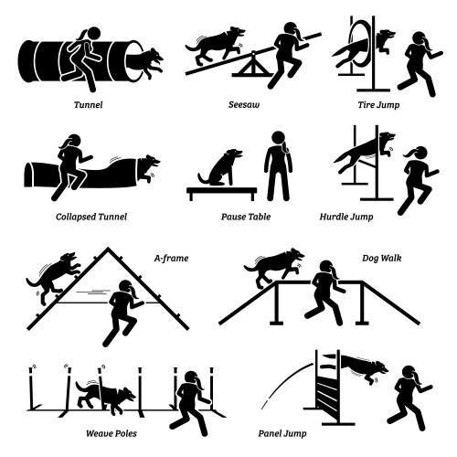 Dog Agility Vector Images (over 2,100)