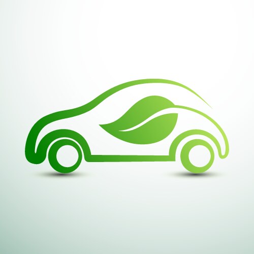 Eco car 2 Royalty Free Vector Image - VectorStock
