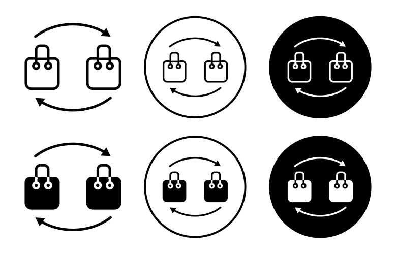 Plc icon collection of outline thin line symbol Vector Image