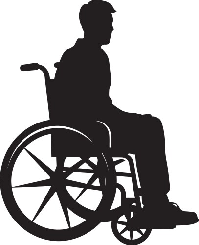 Diverse mobility wheelchair icon inclusive Vector Image