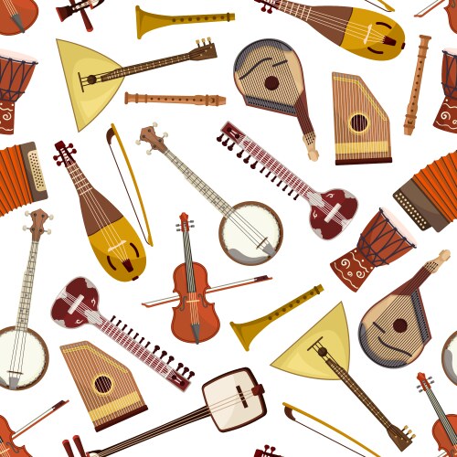 Music pattern 003 Royalty Free Vector Image - VectorStock
