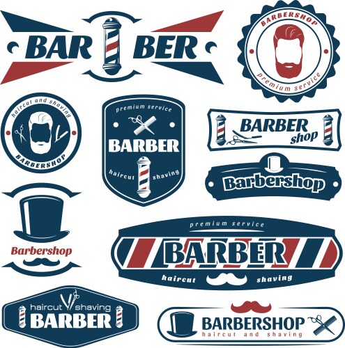 Red White Blue Barber Pole Vector Images (over 320)